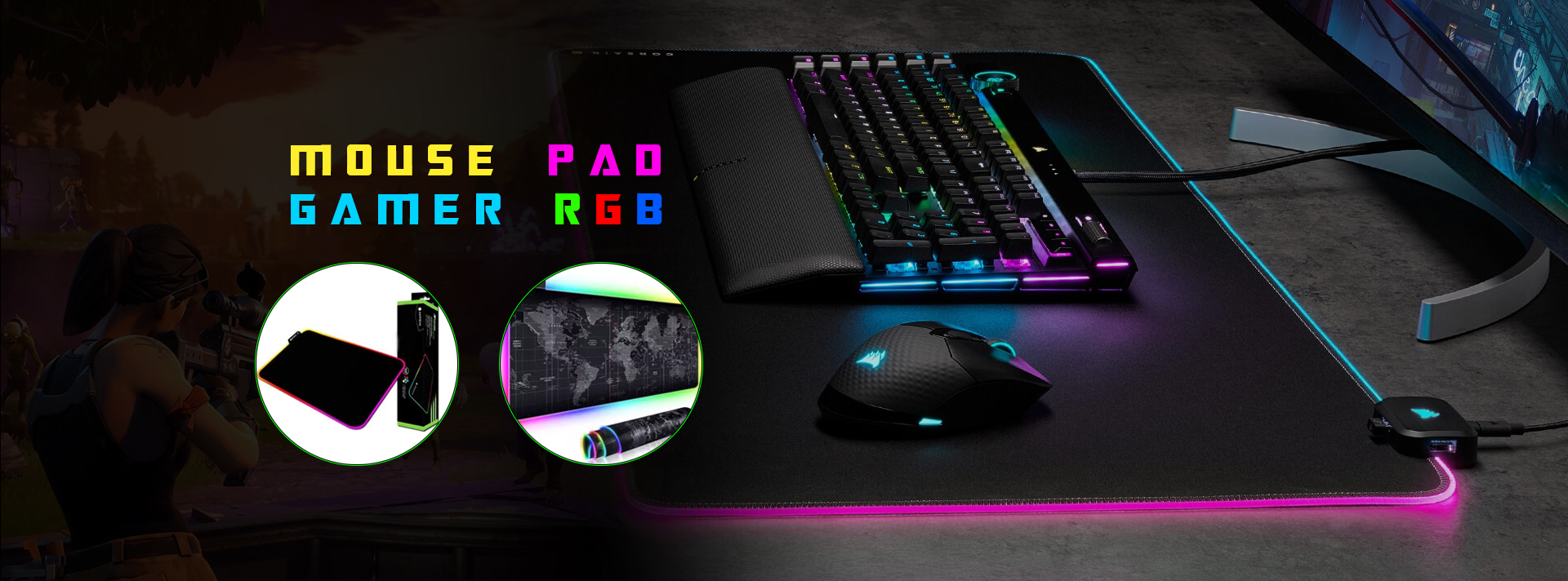 mouse-pad-gamer-rbg - Custom Planet
