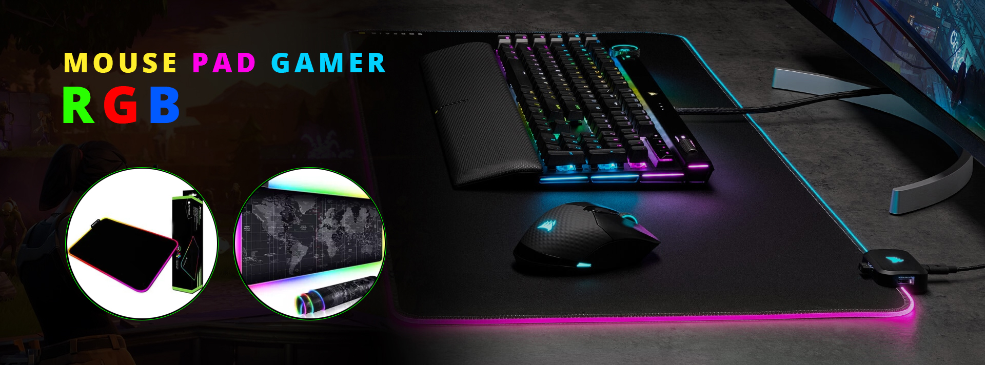 mouse-pad-gamer-rbg - Custom Planet